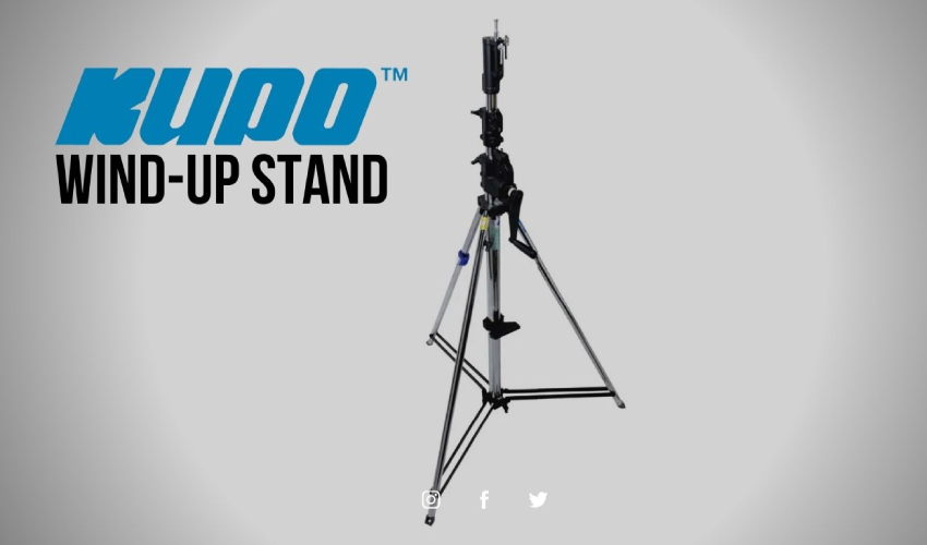 На высоте с Kupo Wind-Up Stand